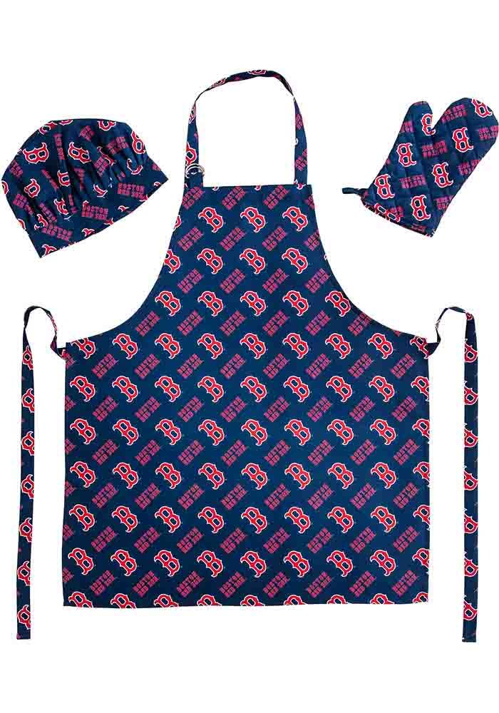 Boston Red Sox Red 3 Piece Apron Set - 5586685