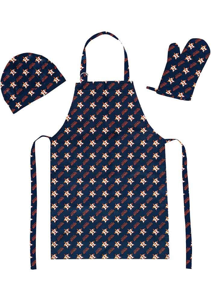 Houston Astros NAVY 3 Piece Apron Set - 5586689