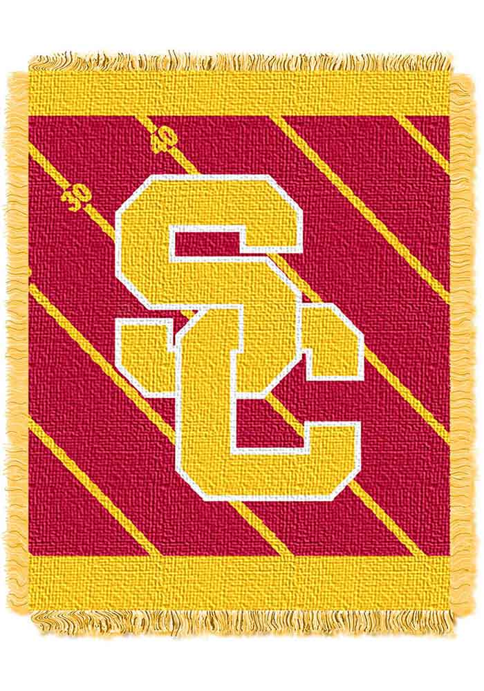 Logo USC Trojans Baby Blanket - RED