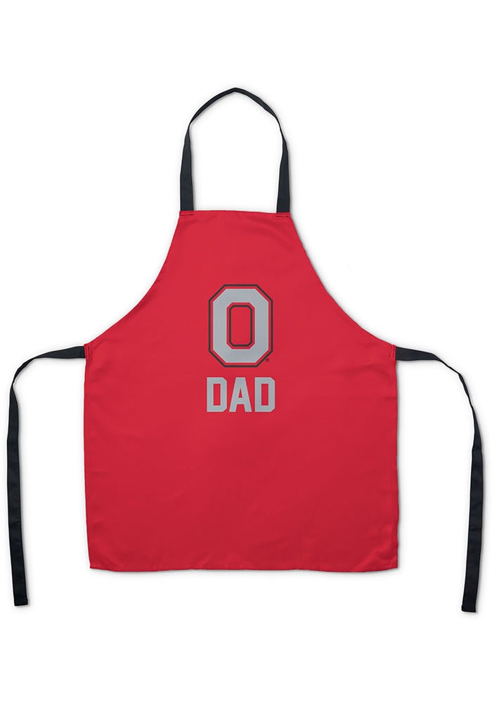 Ohio State Buckeyes BBQ | Ohio State Buckeyes Apron Red Dad - 5587922