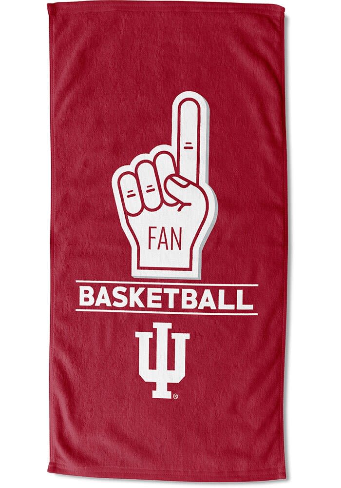 Indiana Hoosiers Red Number 1 Fan Beach Towel - 5588117