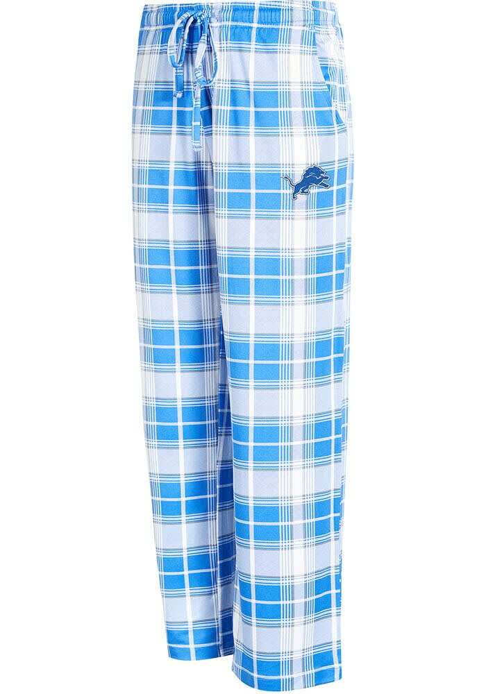 Detroit Lions Concepts Sport Womens BLUE Ashford Sleep Pants - 56202490