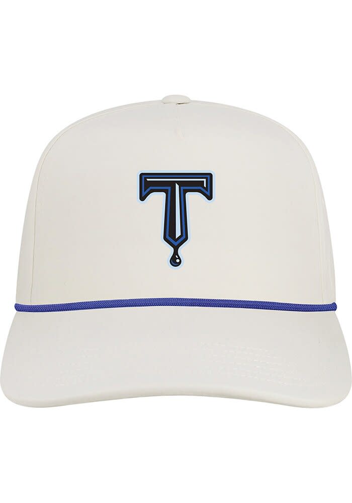 Tulsa Drillers White Caddy 5-Panel Rope Adjustable Hat - 562132106
