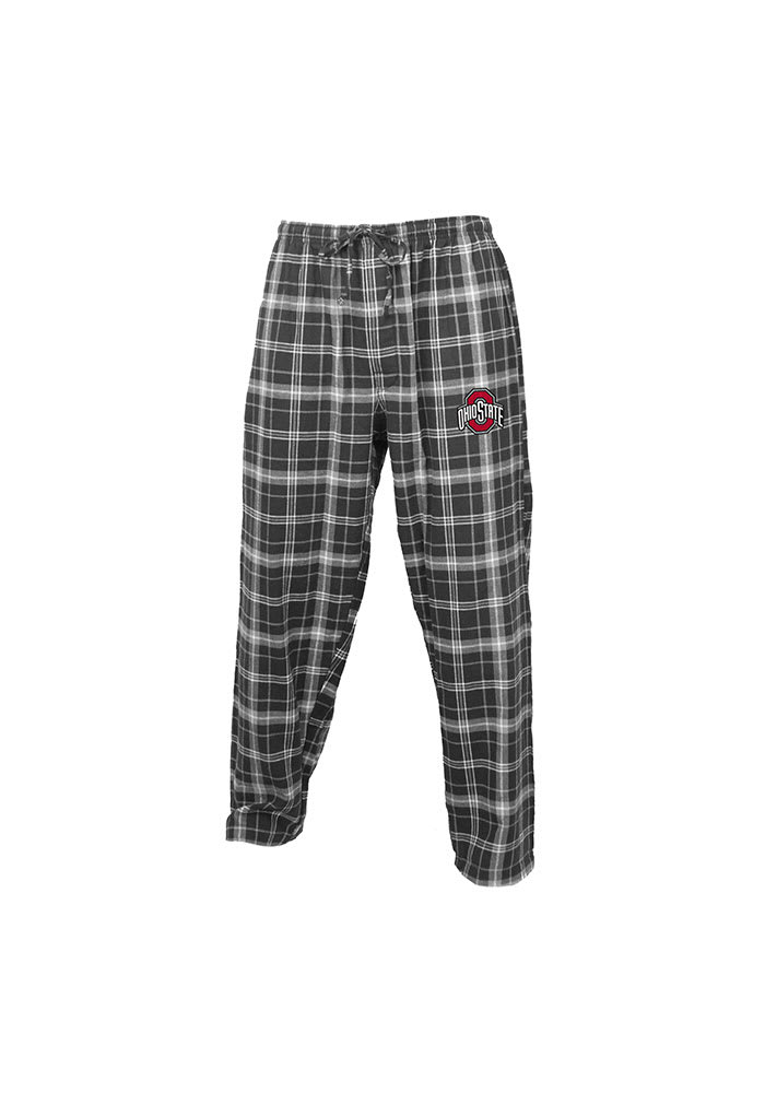 Concepts Sport Mens CHARCOAL Ohio State Buckeyes Plaid Flannel Flannel ...
