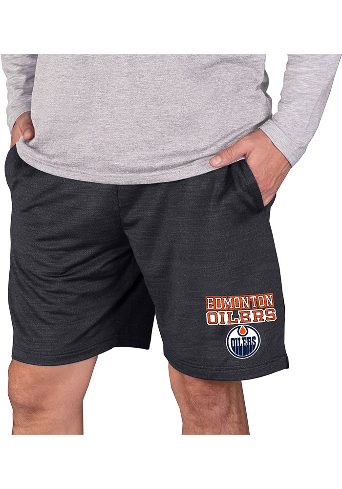 Edmonton Oilers Mens Concepts Sport CHARCOAL Bullseye Shorts - 5625402