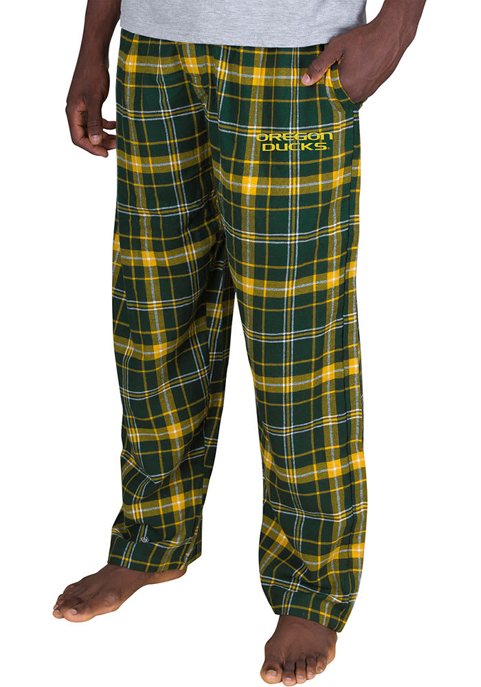 Concepts Sport Mens GREEN Oregon Ducks Ultimate Flannel Loungewear ...