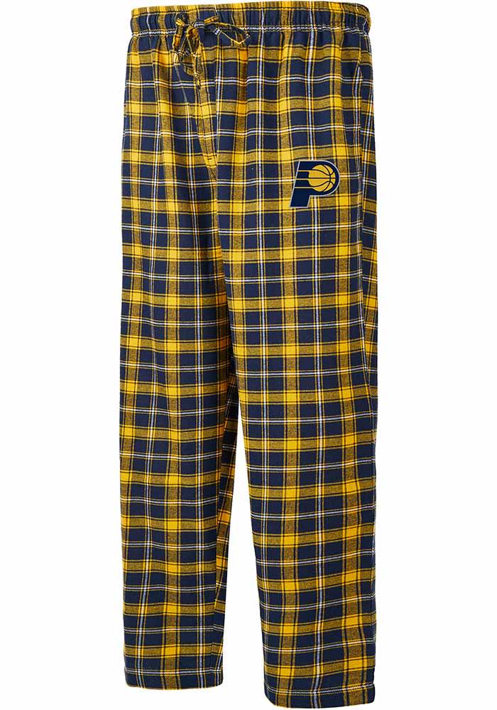 Indiana Pacers Mens Concepts Sport NAVY/GOLD Ledger Sleep Pants - 5627123