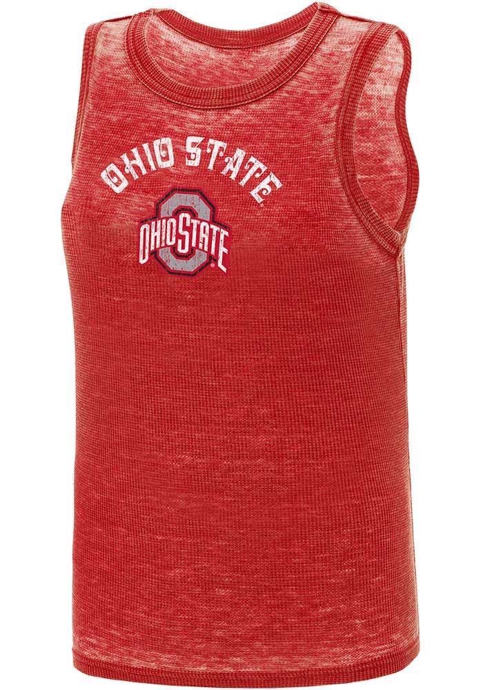 Ohio State Buckeyes Concepts Sport Womens Red Resurgence Style Tank Top ...
