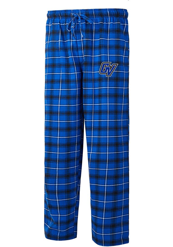 Grand Valley State Lakers Blue GVSU Lakers Ledger Plaid Lounge Pants