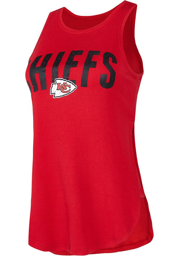 Kansas City Chiefs Concepts Sport Womens Red Sunray Tank Top - 5628629