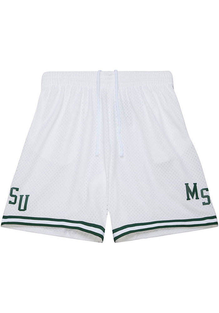 Mitchell and Ness Mens WHITE Michigan State Spartans 125th Anniversary ...