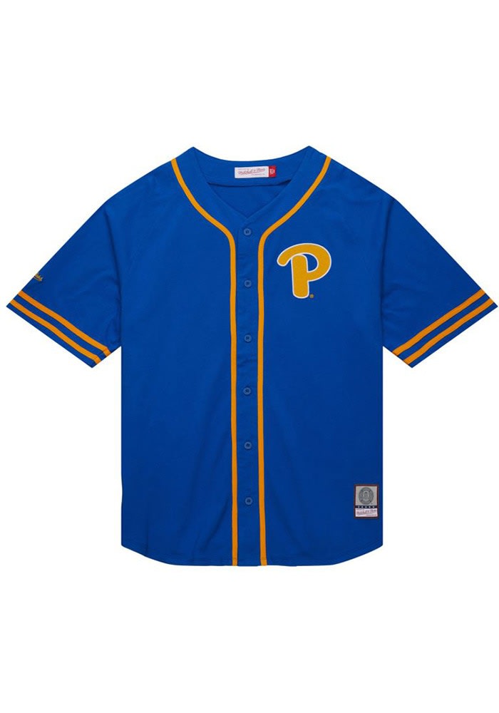 Louis Riddick Pitt Panthers ROYAL Mitchell and Ness Fashion Short ...