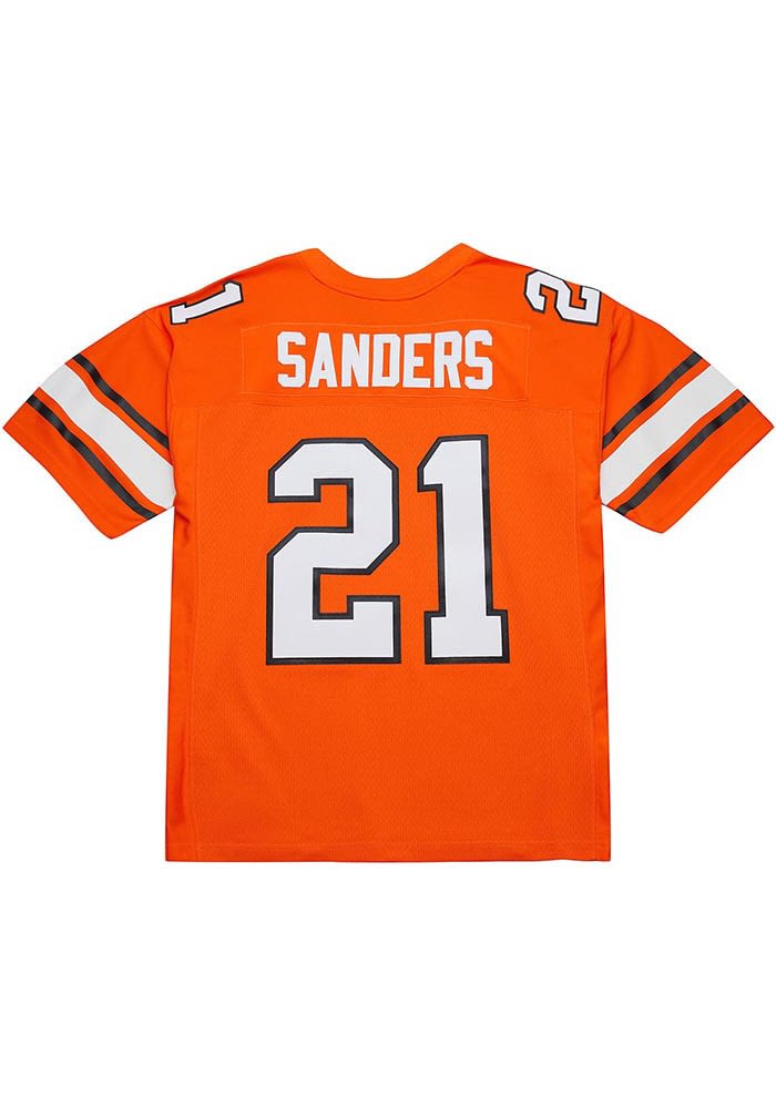 Barry Sanders Oklahoma State Cowboys ORANGE Name and Number Jersey ...