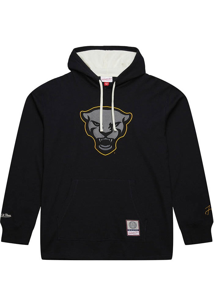 Louis Riddick Pitt Panthers Mens BLACK Long Sleeve Thermal Fashion Hood ...