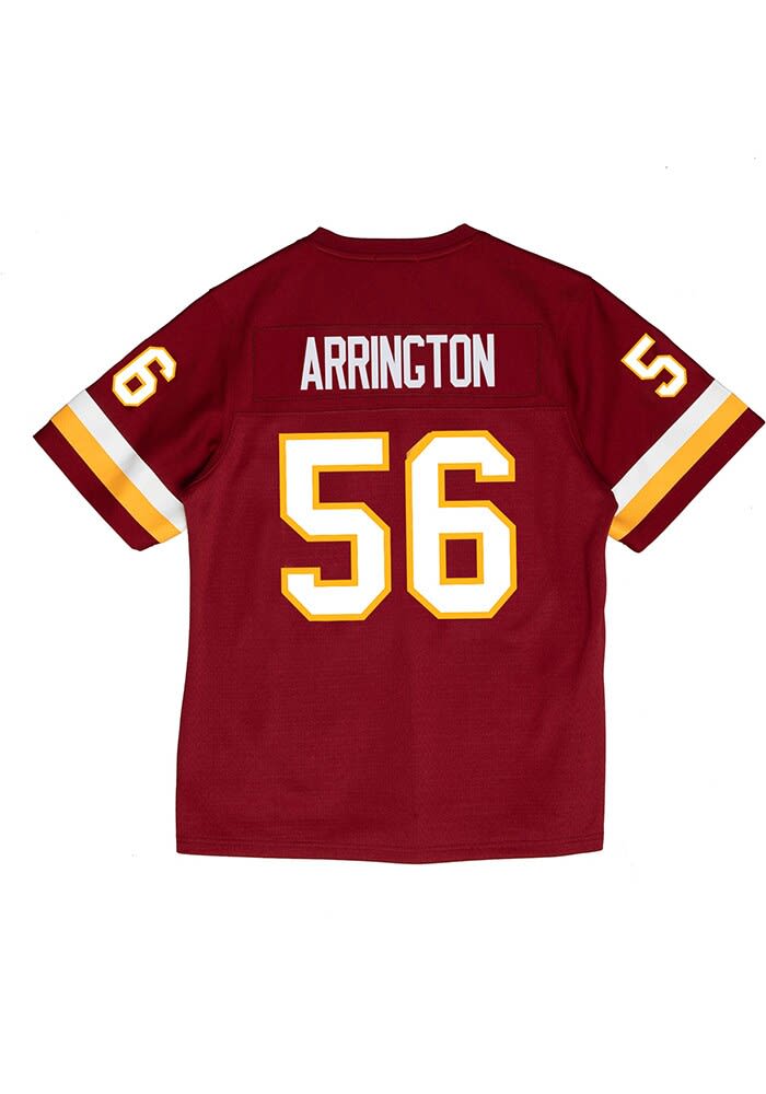 Washington Commanders Lavar Arrington Mitchell and Ness MAROON 2001 ...