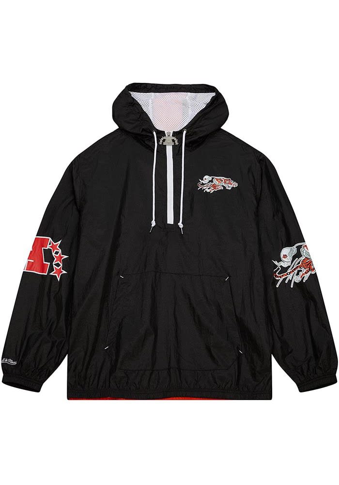 Mitchell and Ness Cincinnati Bengals Mens OG Anorak BLACK Pullover ...