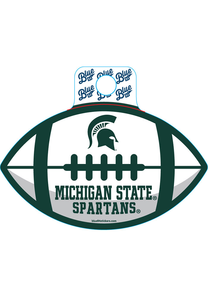Michigan State Spartans GREEN Football Stickers - 5700556