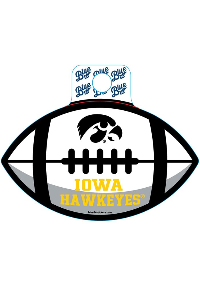 Iowa Hawkeyes Souvenir | Iowa Hawkeyes Stickers BLACK Football - 5700597