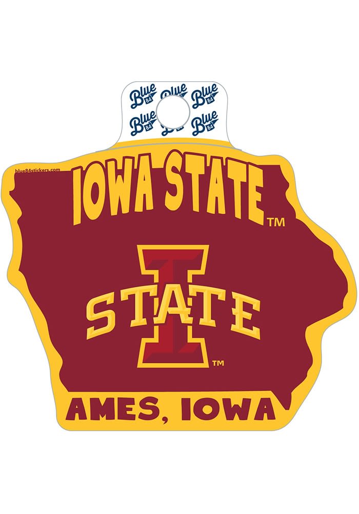 Iowa State Cyclones Souvenir | Iowa State Cyclones Stickers Red State ...