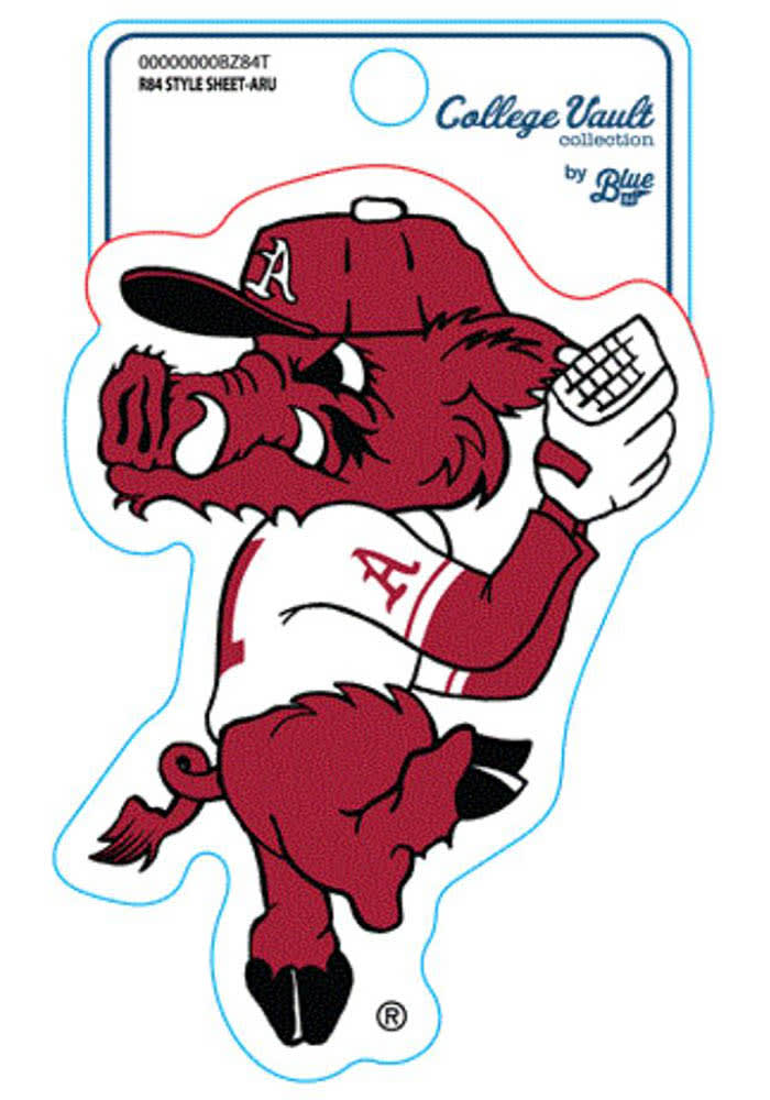 Arkansas Razorbacks Souvenir | Arkansas Razorbacks Stickers Red Vintage ...