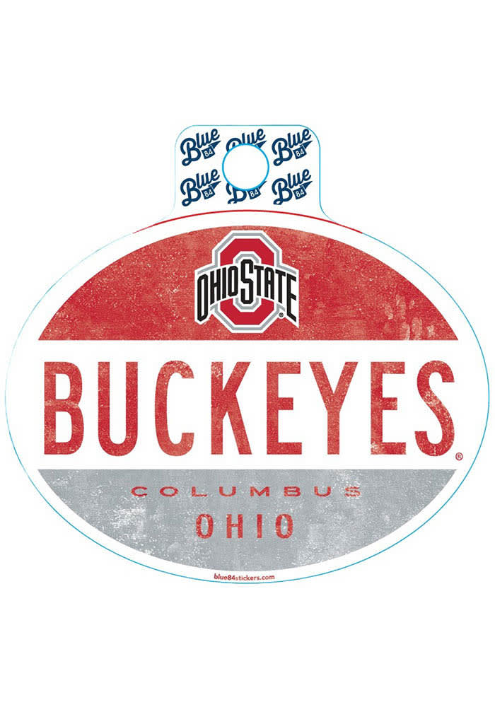 Ohio State Buckeyes Souvenir | Ohio State Buckeyes Stickers Red ...