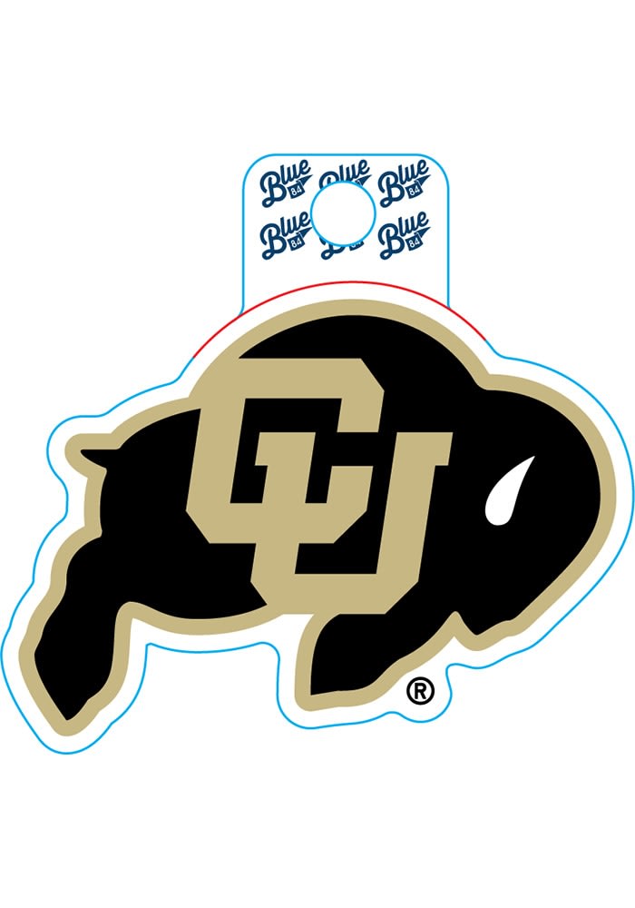 Colorado Buffaloes Souvenir | Colorado Buffaloes Stickers GOLD Logo ...