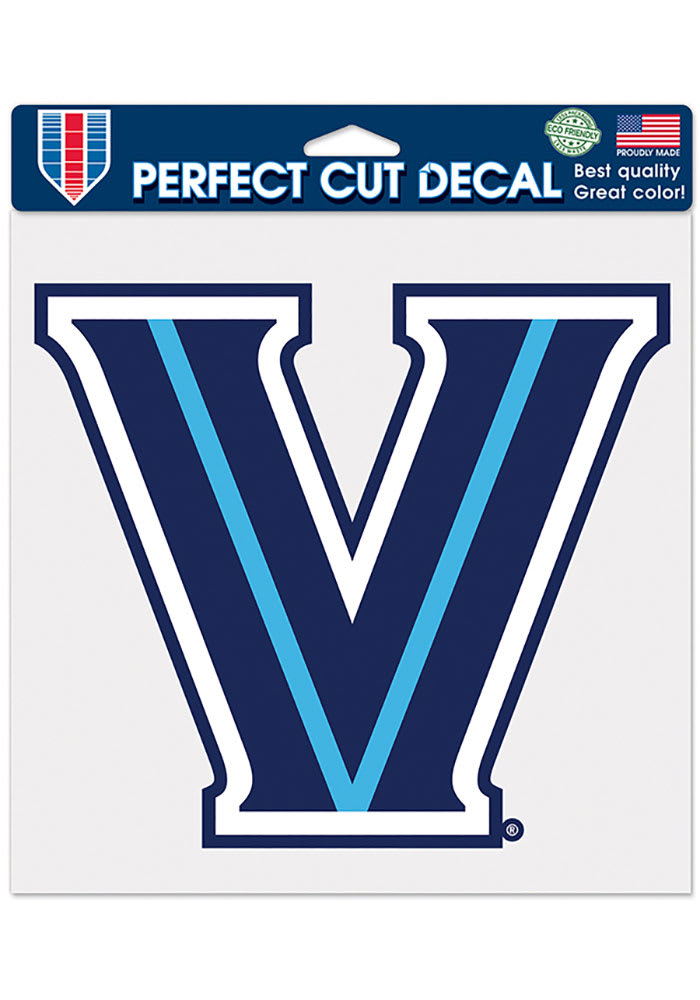 Villanova Wildcats BLUE 8x8 Color Auto Decal - 57100983