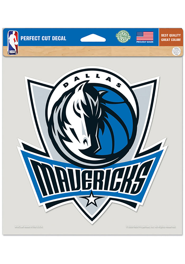 Dallas Mavericks BLUE 8x8 Color Auto Decal - 57100985