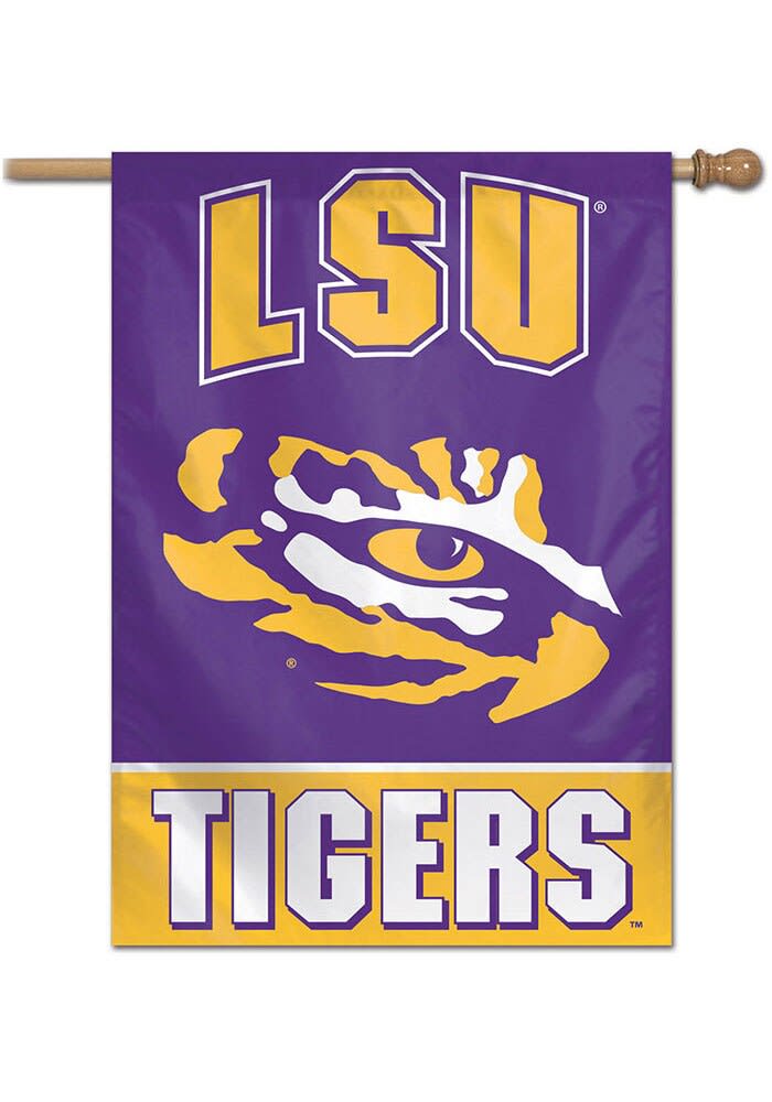 LSU Tigers PURPLE Team Name Banner - 57101081