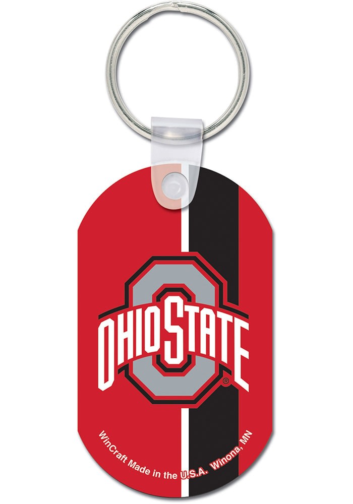 Ohio State Buckeyes Red Aluminum Keychain - 57101538