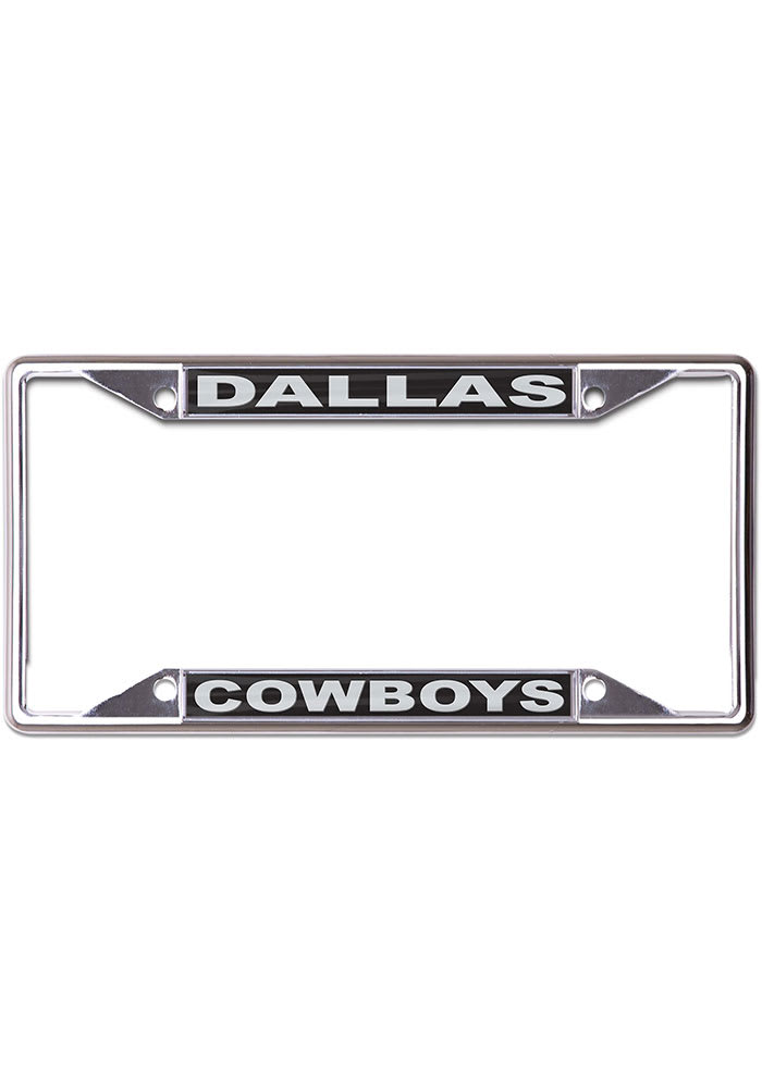Dallas Cowboys License Plate Frame - Dallas Cowboys BLACK Black and ...