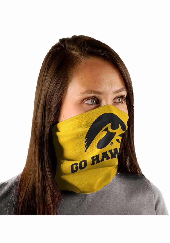 Iowa Hawkeyes BLACK Heathered Fan Mask - 57102000