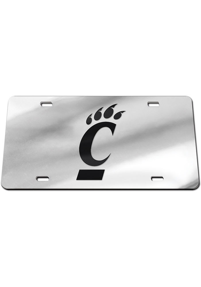 Cincinnati Bearcats License Plate- Cincinnati Bearcats SILVER Black ...