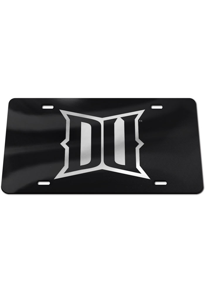 Drexel Dragons License Plate- Drexel Dragons BLACK Silver Team Logo ...