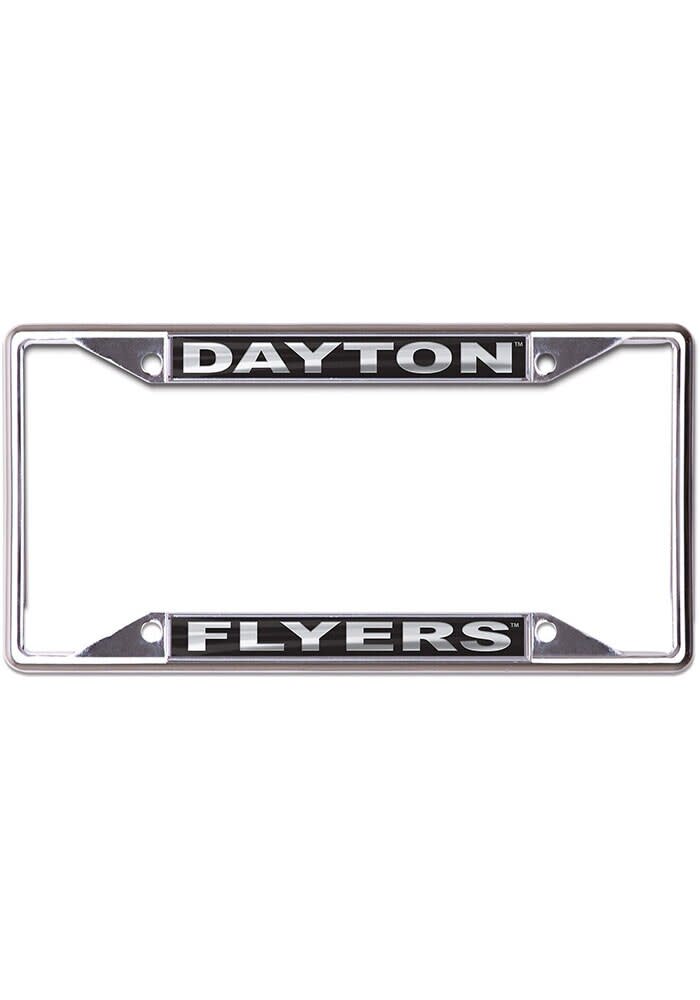 Dayton Flyers License Plate Frame - Dayton Flyers BLACK Black and ...