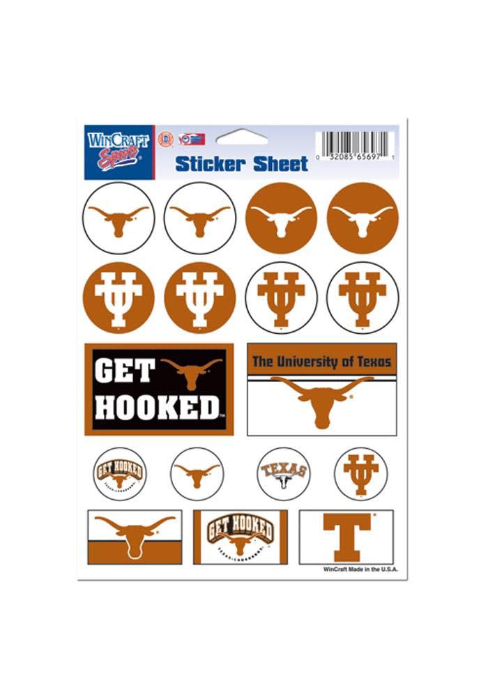 Texas Longhorns Souvenir | Texas Longhorns Stickers BURNTORANGE 5x7 ...