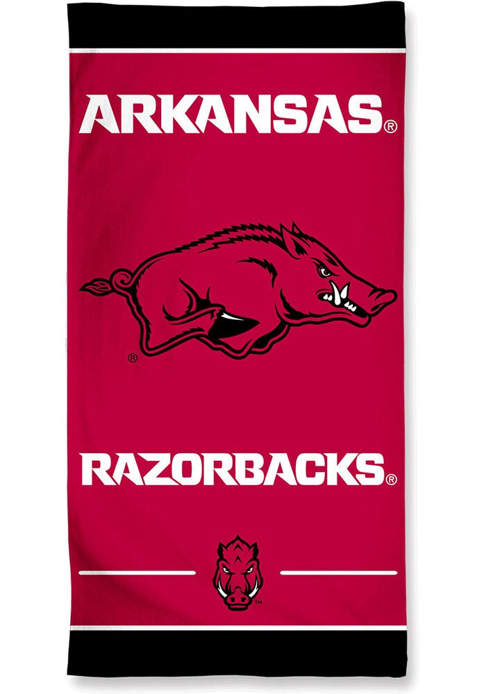 Arkansas Razorbacks Red Team Color Beach Towel - 57103807