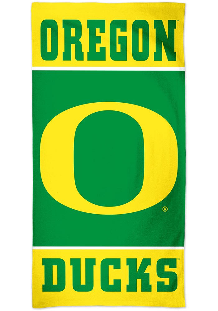 Oregon Ducks GREEN Spectra Beach Towel - 57104209