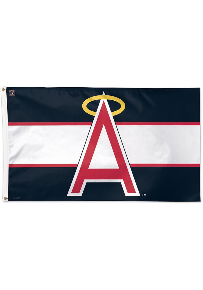 Los Angeles Angels 3x5 Red Silk Screen Grommet Flag - 57104572