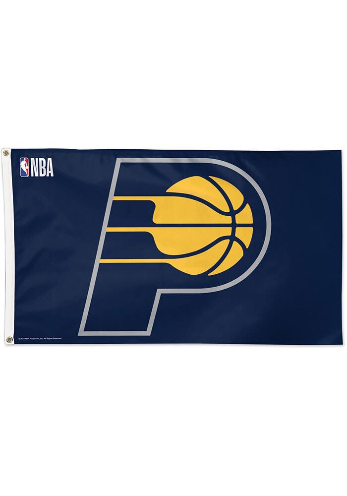 Indiana Pacers 3x5 NAVY Silk Screen Grommet Flag - 57104633