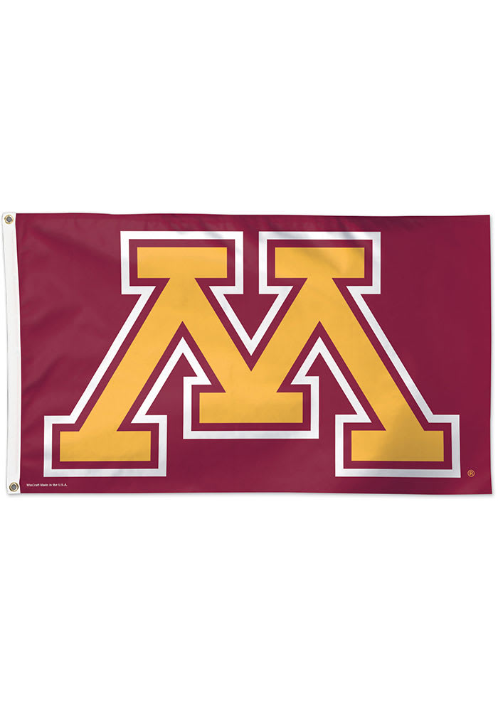 Minnesota Golden Gophers 3x5 Design Style MAROON Silk Screen Grommet ...
