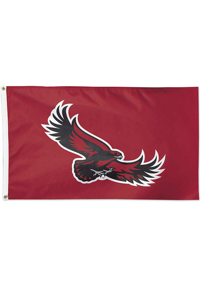 Saint Josephs Hawks 3x5 Red Silk Screen Grommet Flag - 57104759