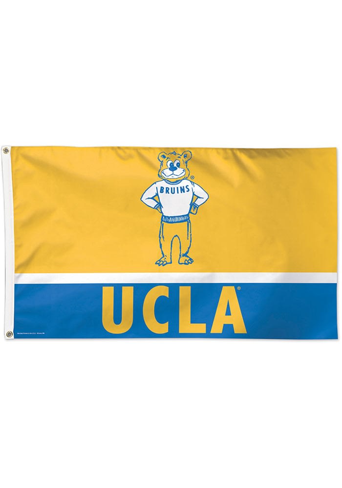 UCLA Bruins BLUE 3x5 Mascot Silk Screen Grommet Flag - 57104777