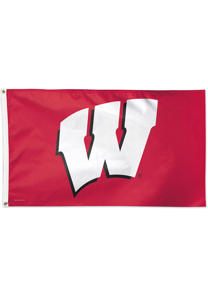 Wisconsin Badgers 3x5 Classic CARDINAL Silk Screen Grommet Flag - 57104797