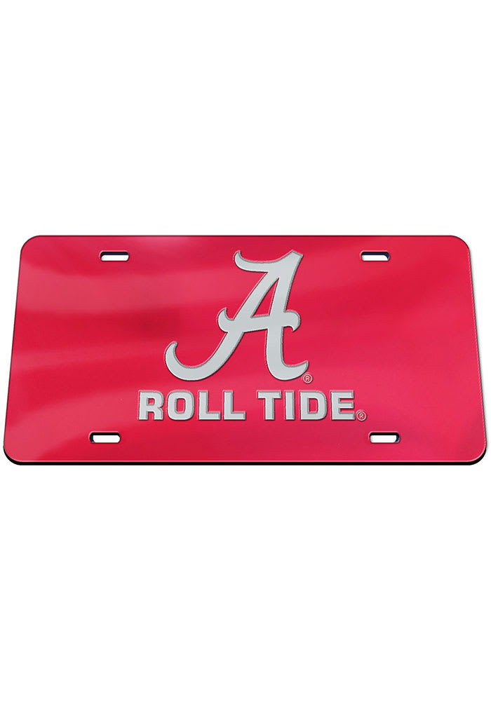 Alabama Crimson Tide License Plate- Alabama Crimson Tide Red Roll Tide ...