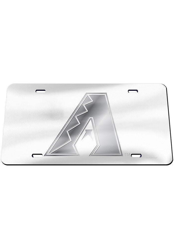 Arizona Diamondbacks License Plate- Arizona Diamondbacks SILVER Logo ...