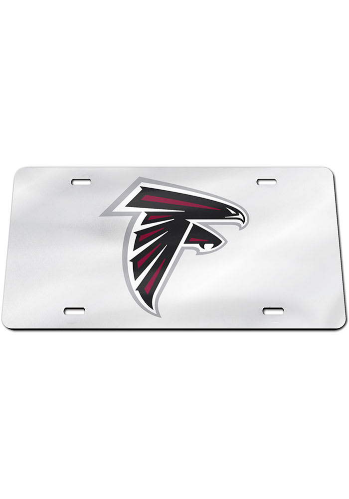 Atlanta Falcons License Plate- Atlanta Falcons SILVER Logo Decorative ...