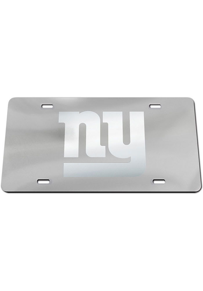 New York Giants License Plate- New York Giants SILVER Logo Decorative ...