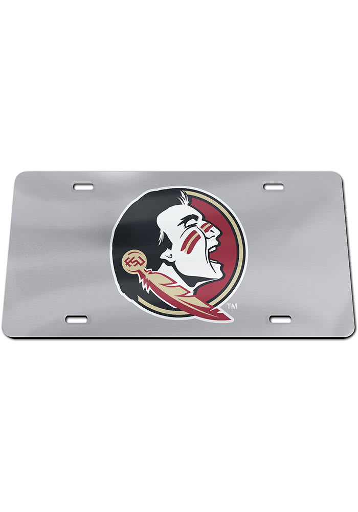 Florida State Seminoles License Plate- Florida State Seminoles SILVER ...