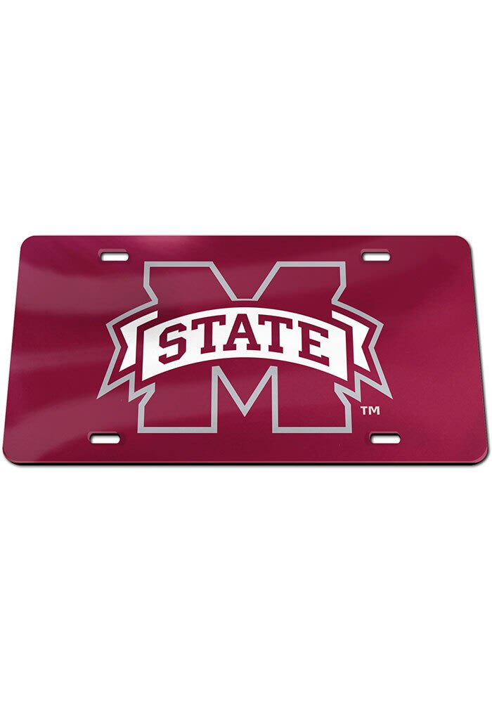 Mississippi State Bulldogs License Plate- MSU Bulldogs Logo License Tag ...
